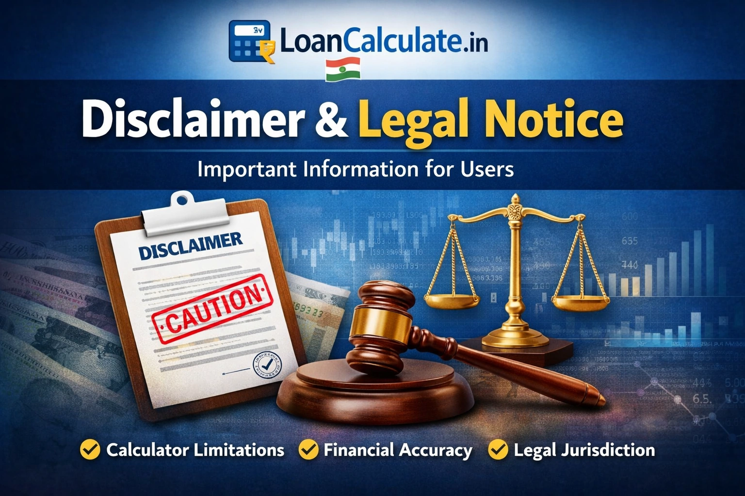 Disclaimer | LoanCalculate.in – Loan Calculator & Financial Information